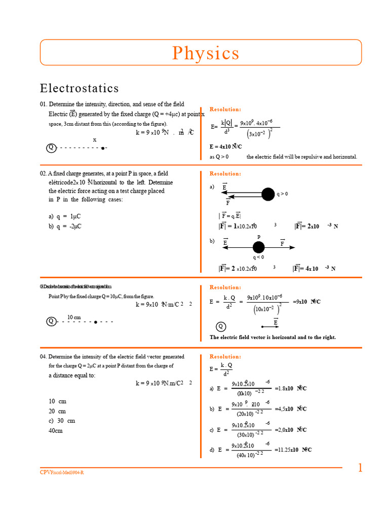 Understanding Electric Fields in Physics | PDF | Electric Field | Physics