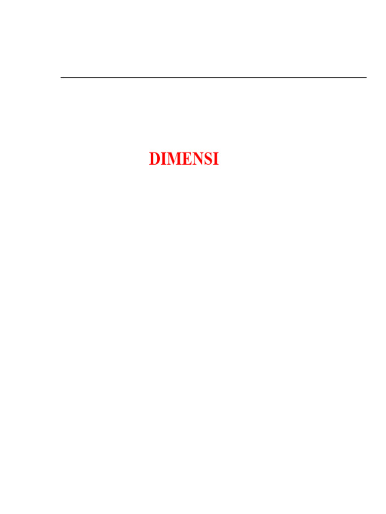 Panduan Gambar Teknik dan Dimensi | PDF