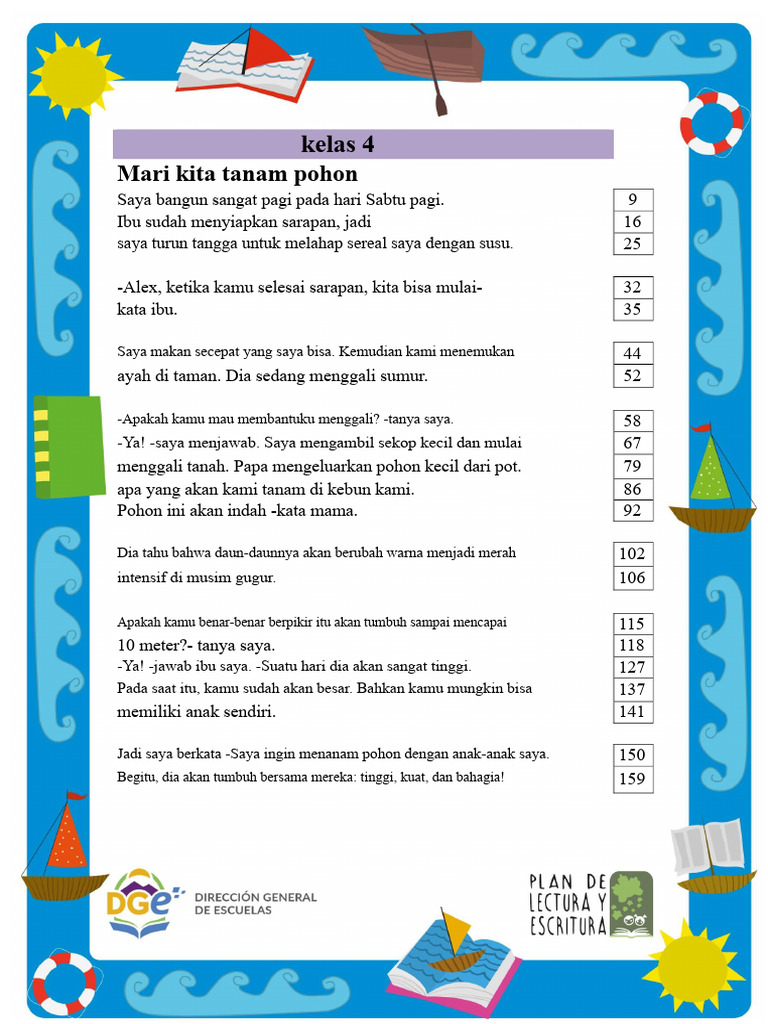 4 Kelas Tanam Sebatang Pohon | PDF