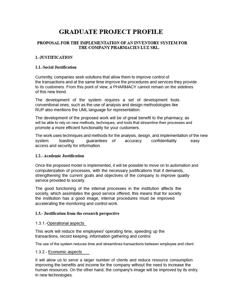 Project Graduation Profile Model | PDF | System | Qualitative Research
