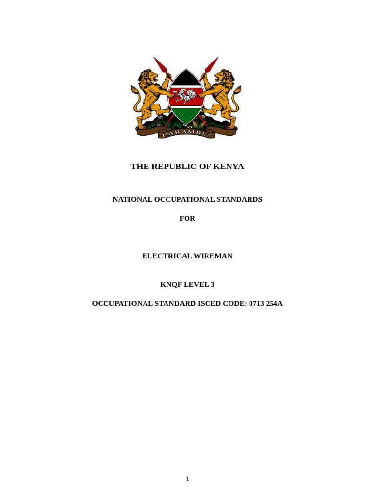 OS Electrical Installation Level 3 | PDF | Electrical Wiring ...