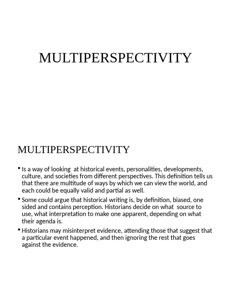 MULTIPERSPECTIVITY | PDF | Spanish East Indies | Philippines–Spain ...