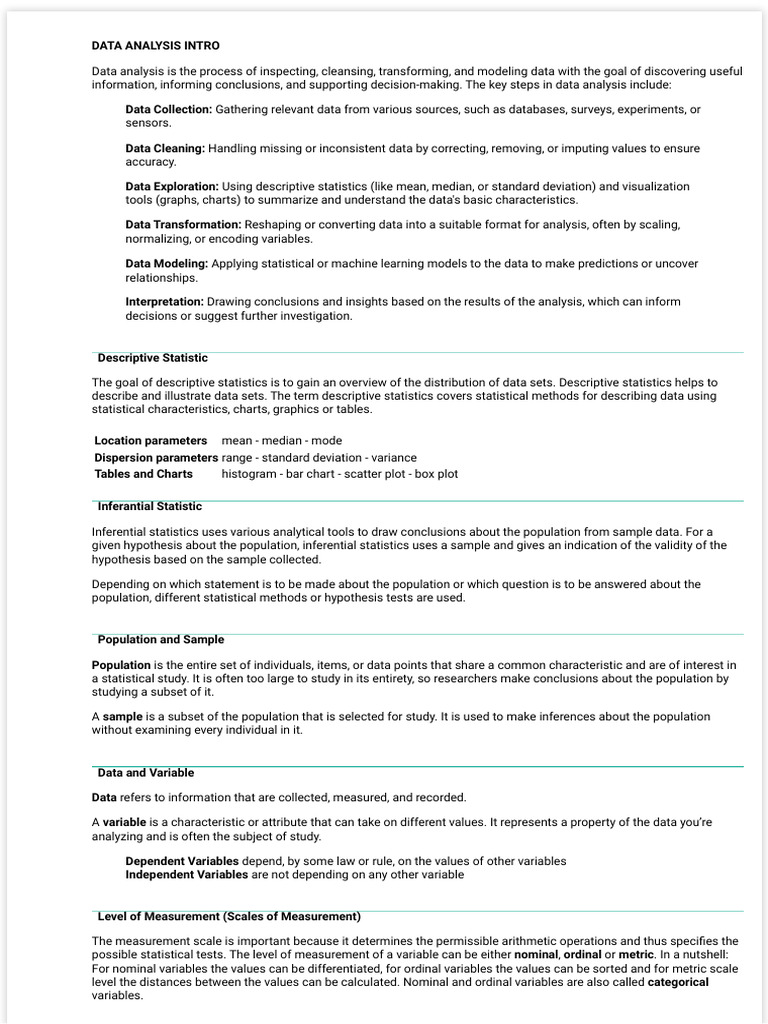 01. Data Analysis Basic and Visualisation | PDF | Statistics | Data Analysis
