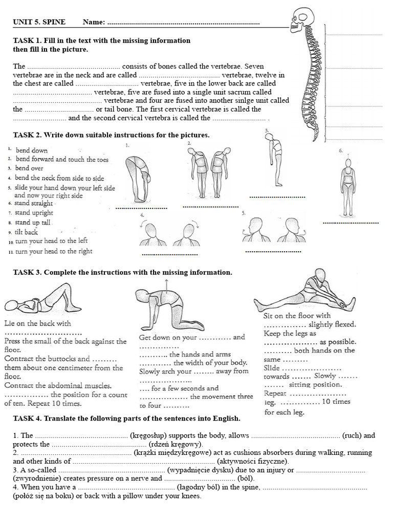 Physiotherapy Test Unit 5 | PDF
