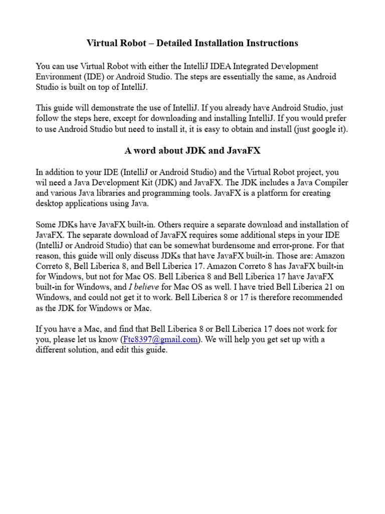 Detailed Installation Instructions | PDF | Java (Programming Language) | Java Version History