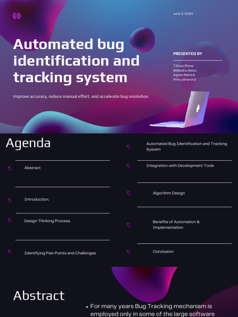 Automated Bug Identification and Tracking System | PDF | Software Bug ...