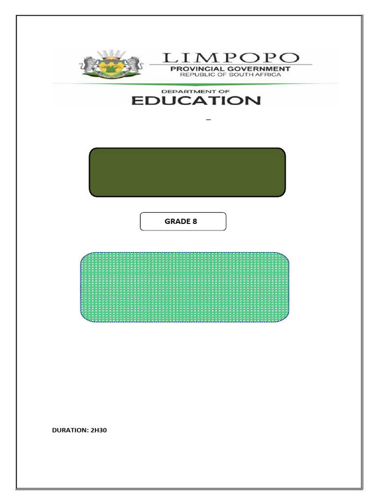 (27 Nov) 2024 Grade 8 Term 4 History Memo | PDF