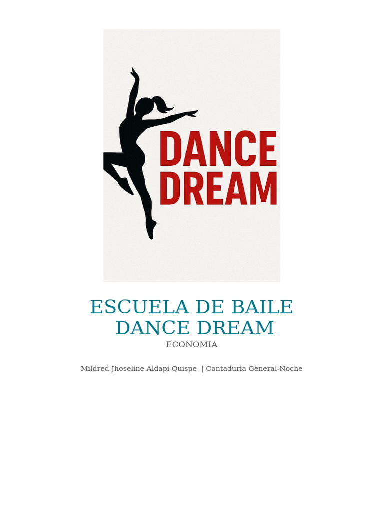 Escuela de Baile Dance Dream: Clases y Estilos | PDF | Bailes | Música ...