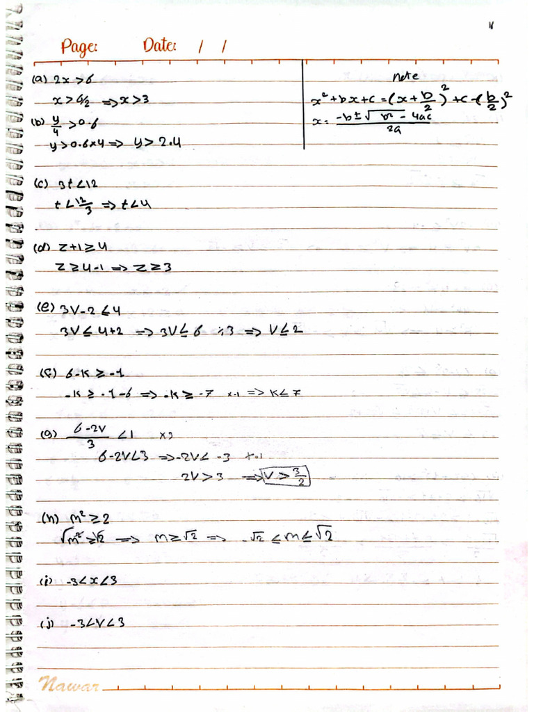 S1 Math 1 | PDF