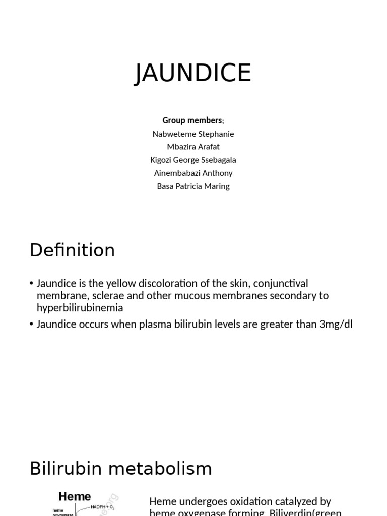 Understanding Jaundice: Causes and Treatment | PDF | Medical ...
