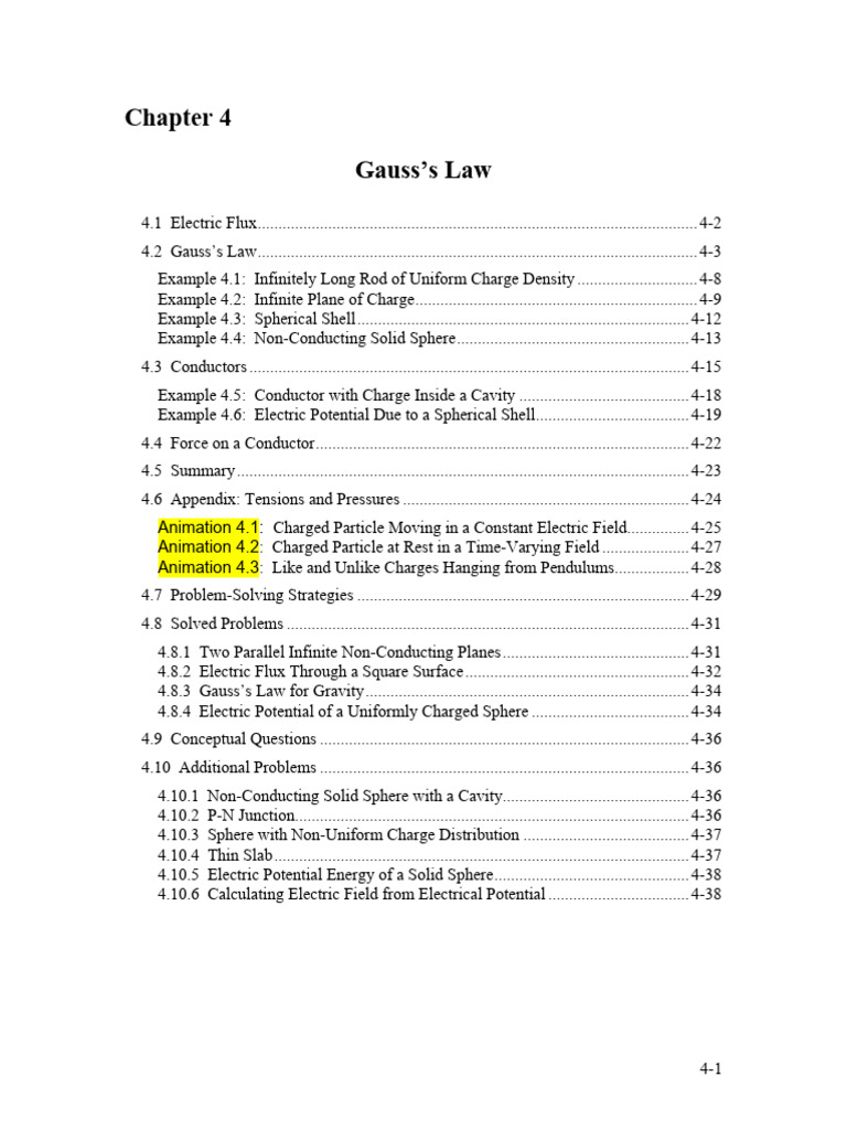 Gauss's Law MIT | PDF | Sphere | Electric Field