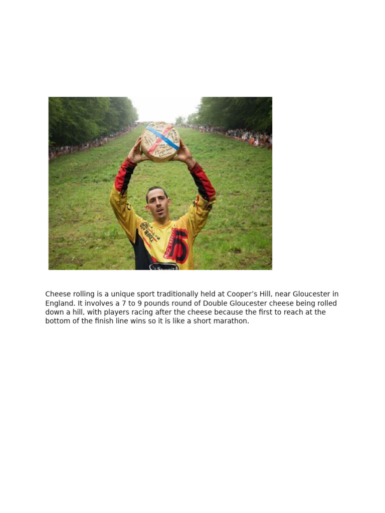 Cheese Rolling Race at Cooper's Hill | PDF