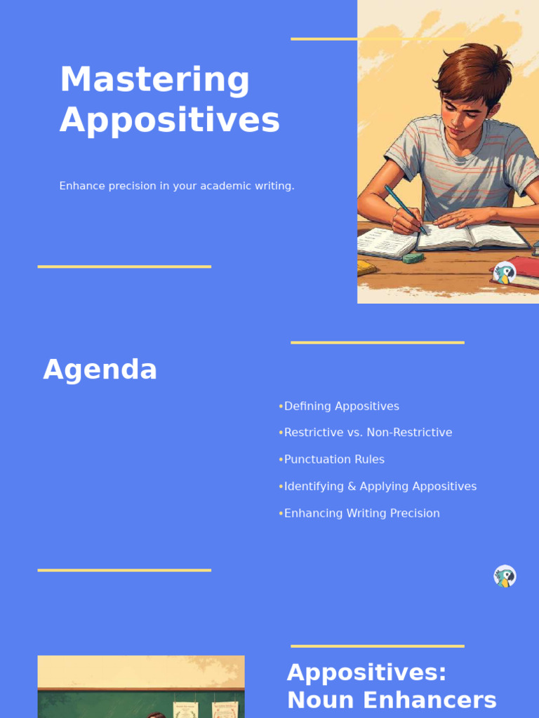 Mastering Appositives for Writing Precision | PDF | Comma | Noun