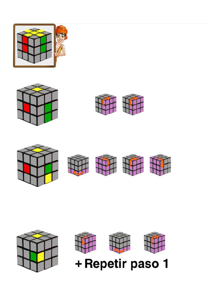 Guía para resolver el cubo de Rubik | PDF