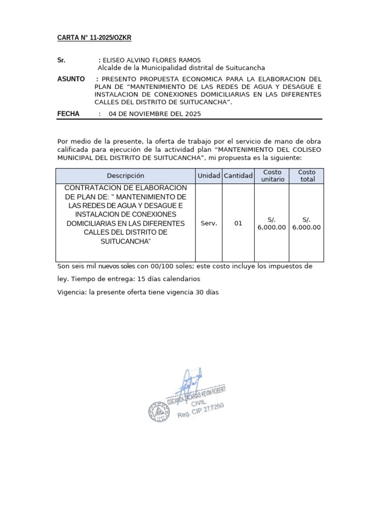 Cotizacion Kevin (2) | PDF