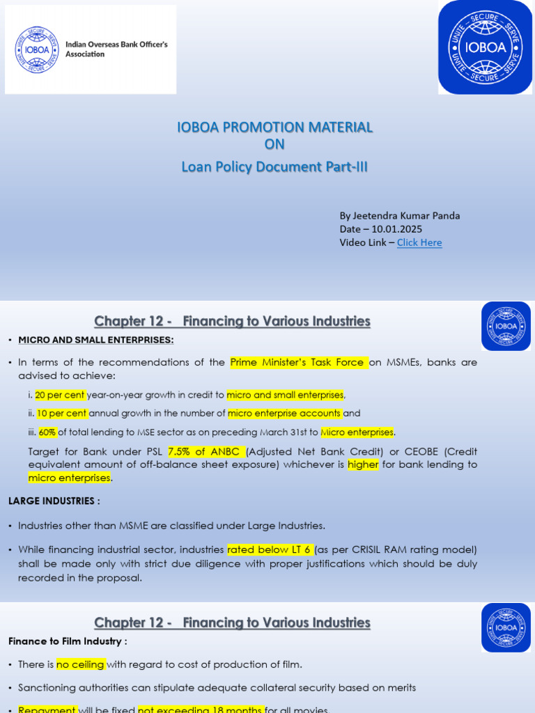 Loanpolicydocumentpart 3 | PDF | Lease | Margin (Finance)