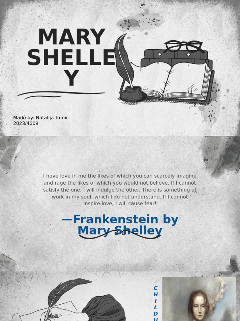 Overview of Mary Shelley's Frankenstein | PDF | Frankenstein