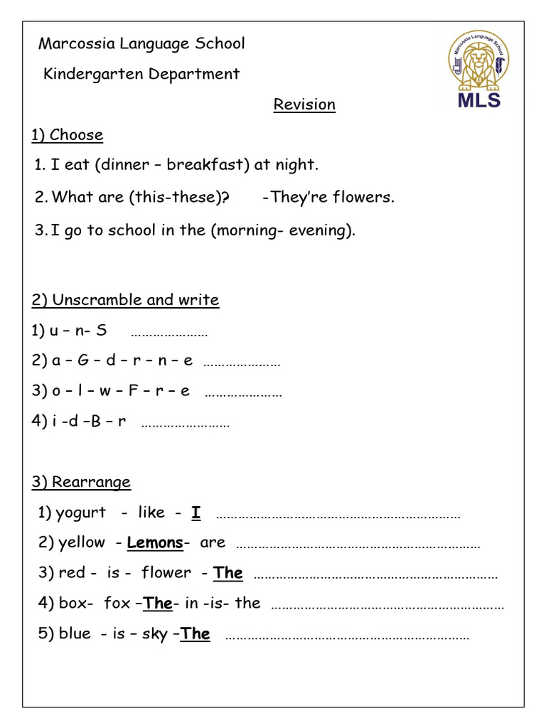 Revison 2023 2 | PDF
