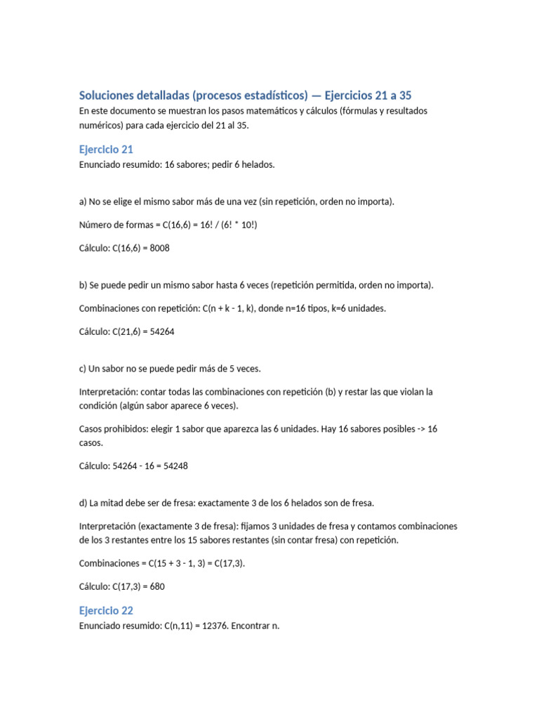 Soluciones Ej 21 35 Detallado | PDF | Conceptos matemáticos | Matemáticas