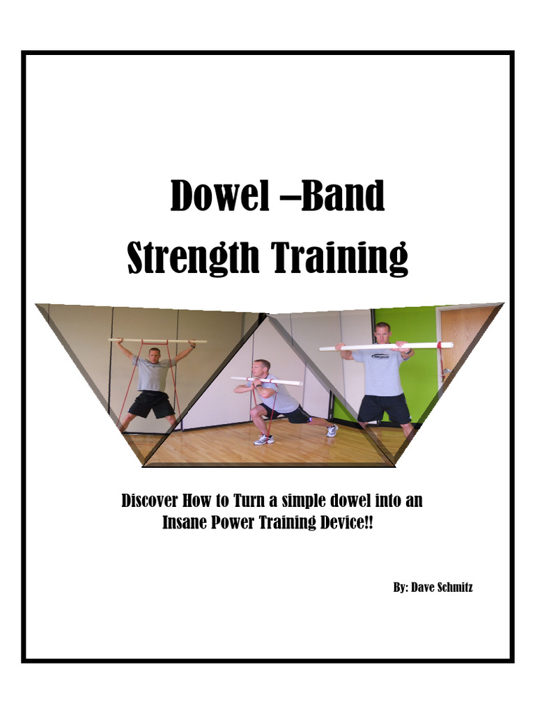 Dowel-Band Strength Training Guide | PDF | Anatomical Terms Of Motion | Hip