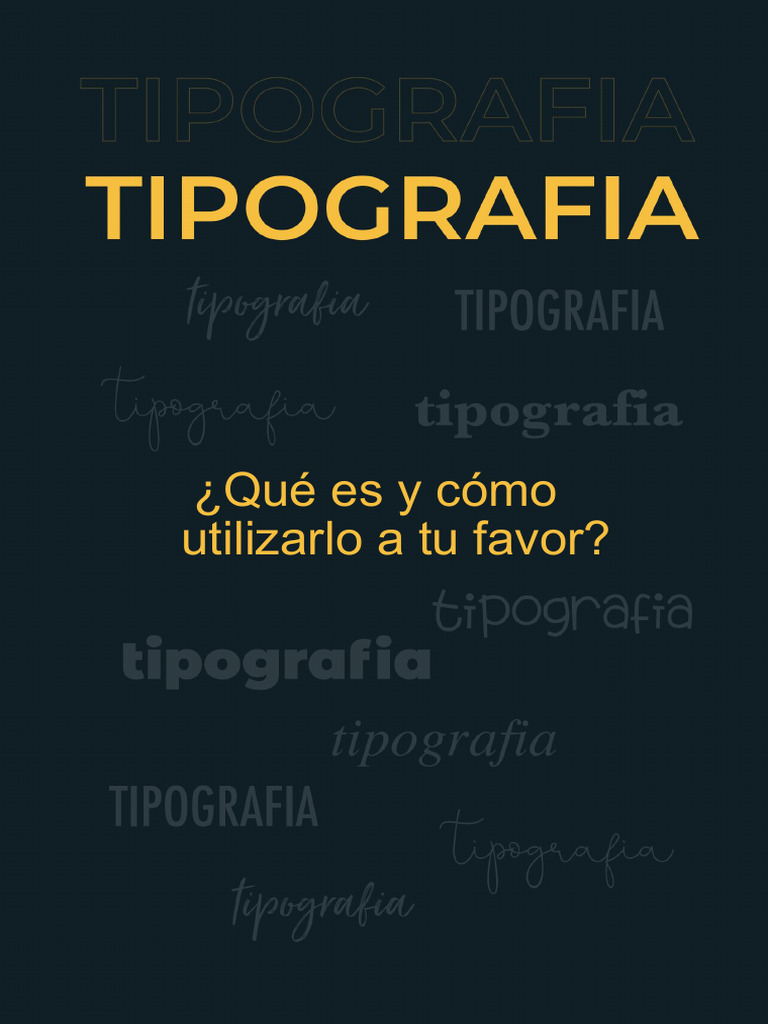 Tipografia | PDF | Serif | Tipografía