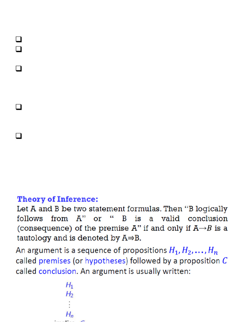 5. Inference Theory | PDF