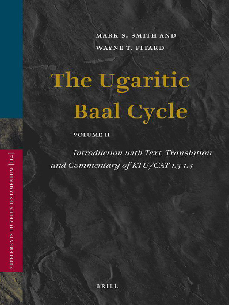 The Ugaritic Baal Cycle | PDF