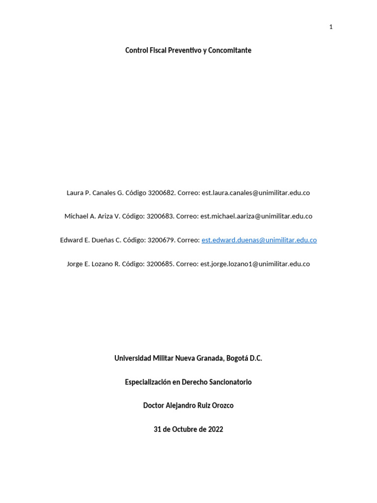 Final Control Concomitante y Preventivo Versión Pública | PDF ...