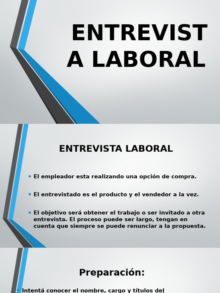 Guía Completa para Entrevistas Laborales | PDF