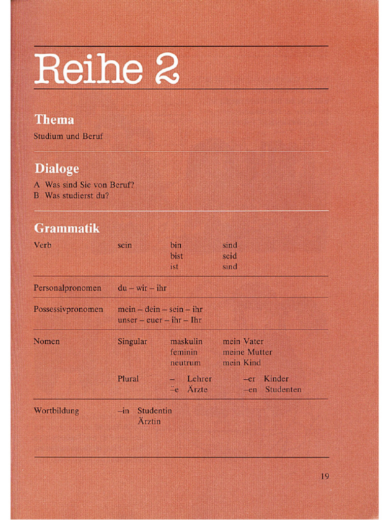 Cours Allemand | PDF