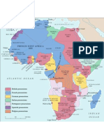 Complete Africa Imperialism Map | PDF | Africa