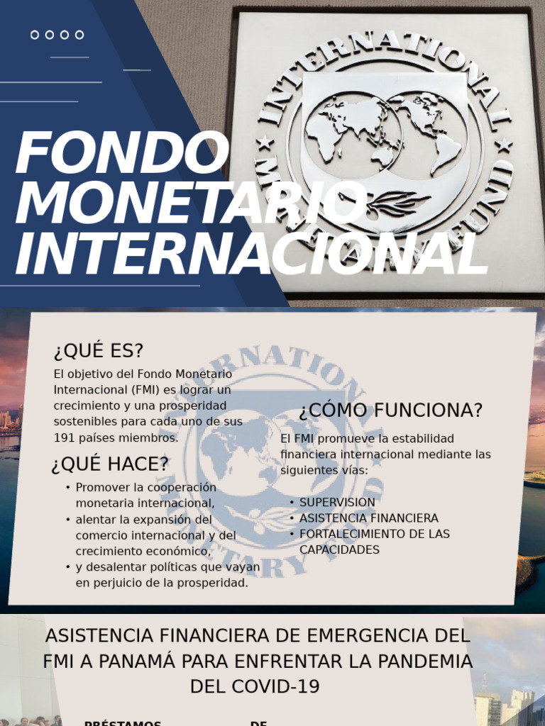 ¿Qué es el fmi | PDF | Fondo Monetario Internacional | Deuda