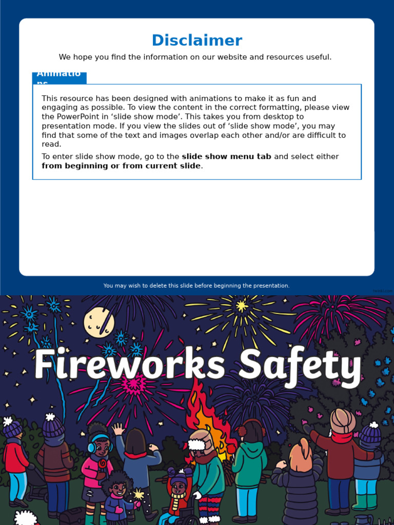 T T 2544366 Fireworks Safety Powerpoint Ver 3 | PDF