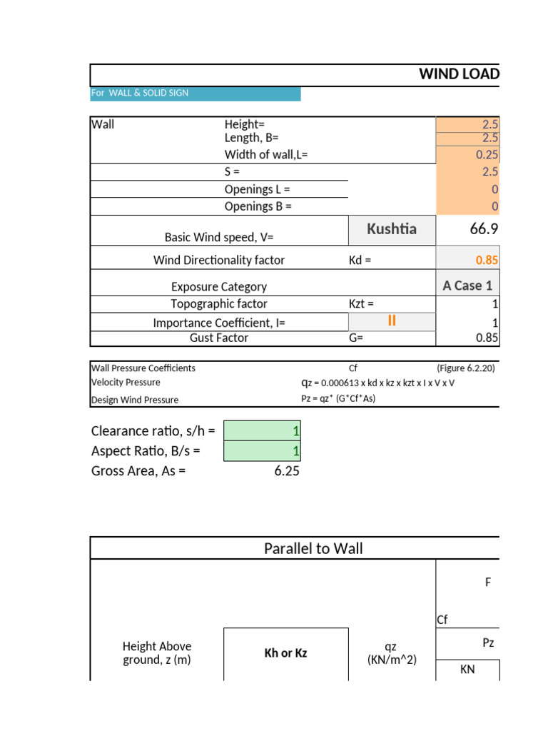 Retaining Wall Design Calculation (Kushtia, NEW EB-01) - 1m (1 Pile ...