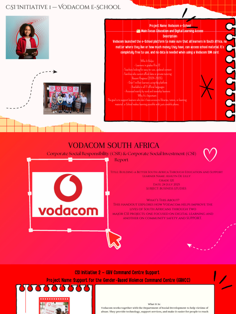 Vodacom e-School: Free Education Access | PDF | Violence