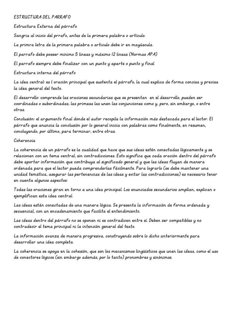 Párrafo | PDF