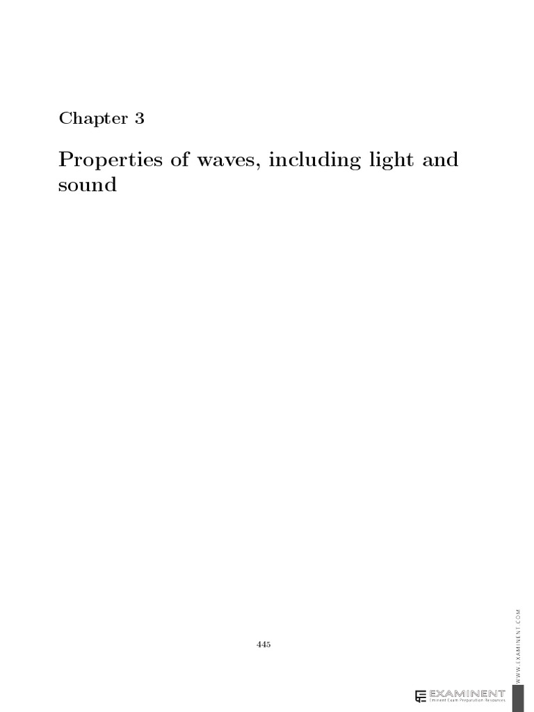 Wave Properties: Light and Sound | PDF | Radiation