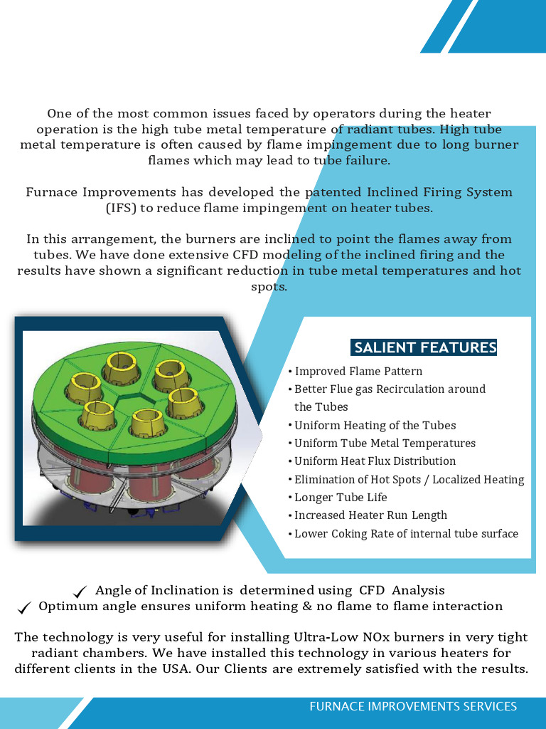 Inclined Firing System for Heaters | PDF | Heat Transfer | Industrial ...