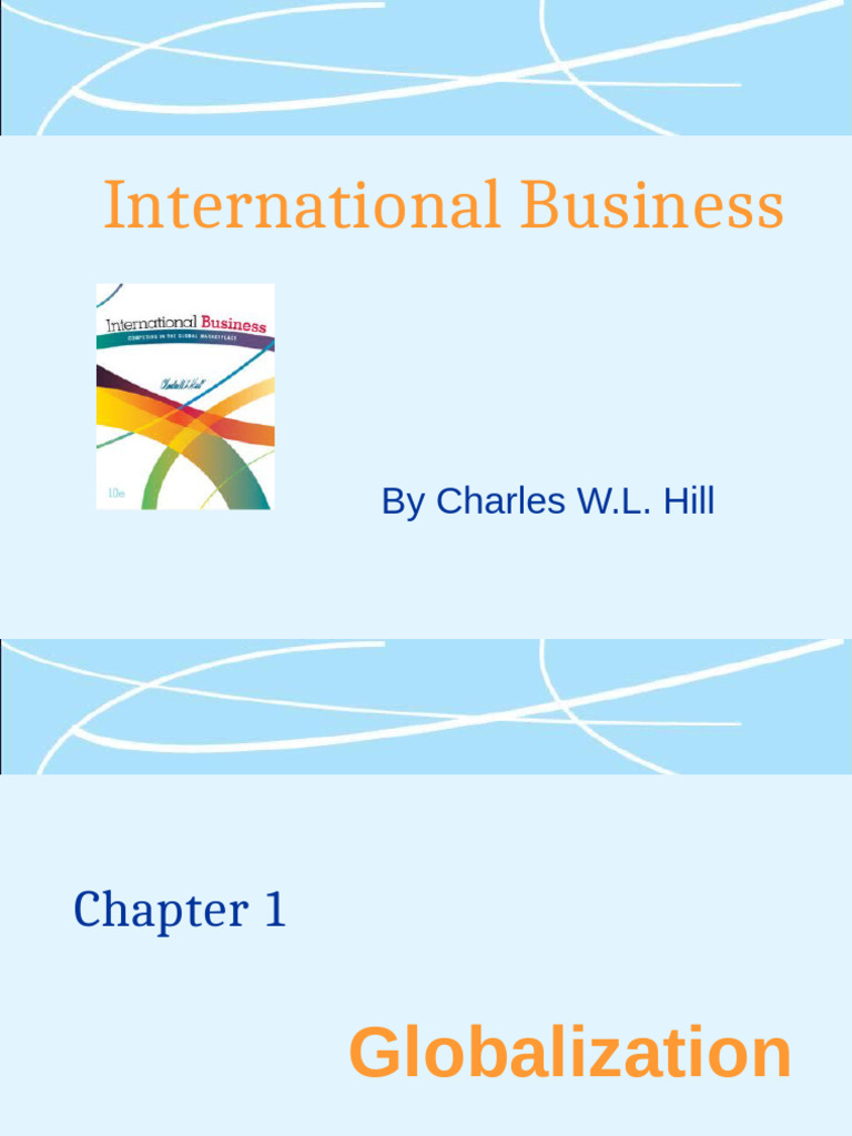 Ib CHP 1 | PDF | Globalization | Multinational Corporation