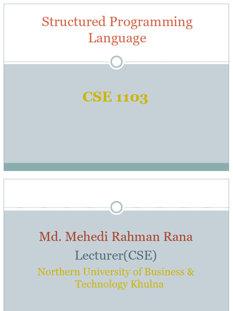 Structure Programming 4 | PDF | Boolean Data Type | C (Programming Language)