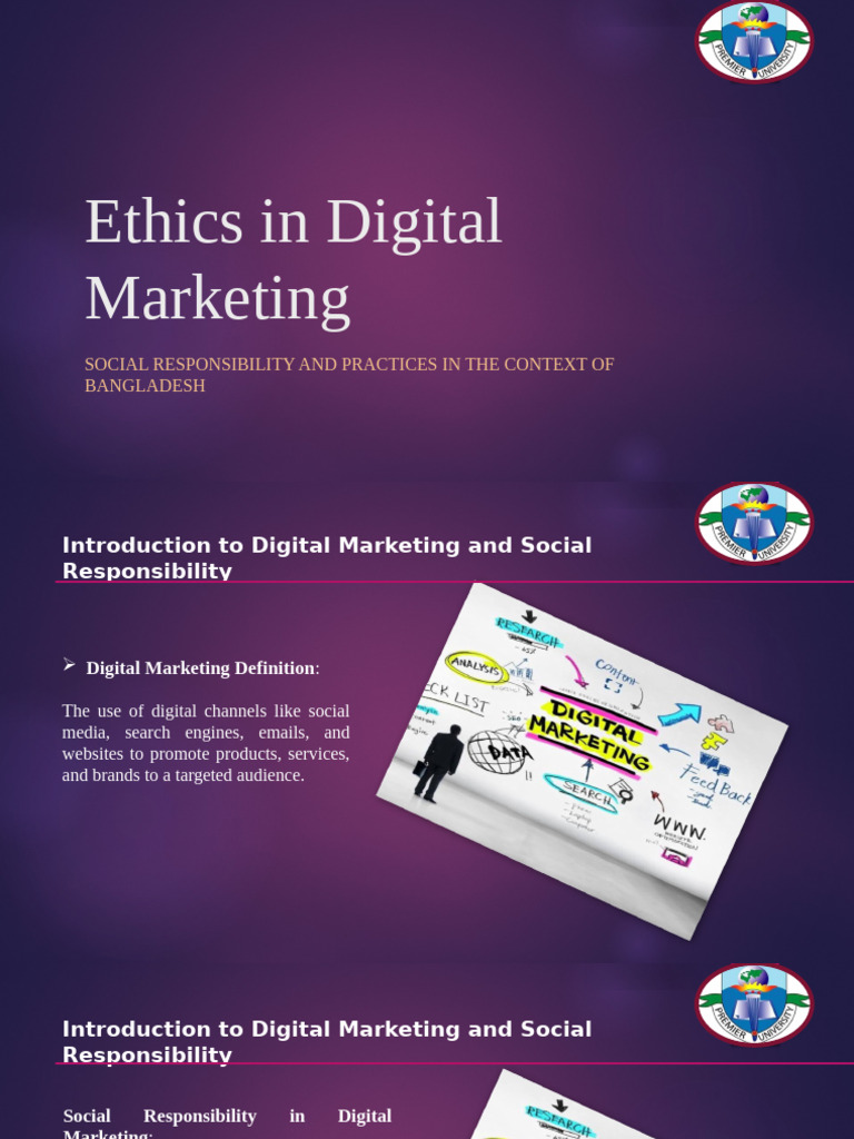 Ethical Digital Marketing in Bangladesh | PDF | Digital Marketing ...