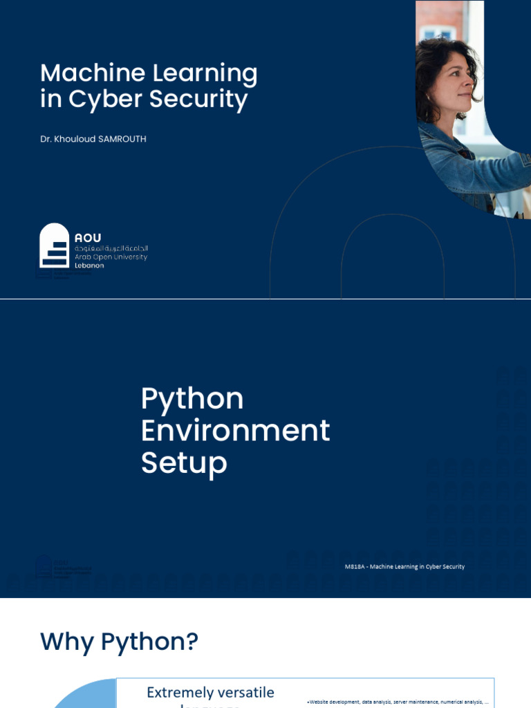 M818-A 2 Python Env Setup | PDF | Python (Programming Language) | Computer Programming