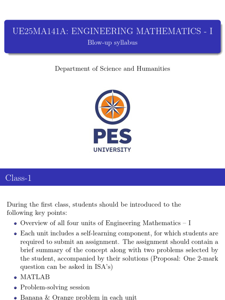 Blow Up Engineering Mathematics 1 | PDF | Partial Differential Equation ...