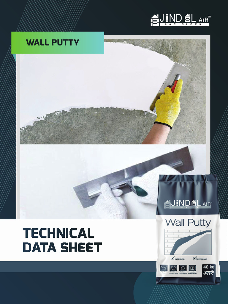 JINDAL Air Eco-Friendly Wall Putty | PDF | Plaster | Paint
