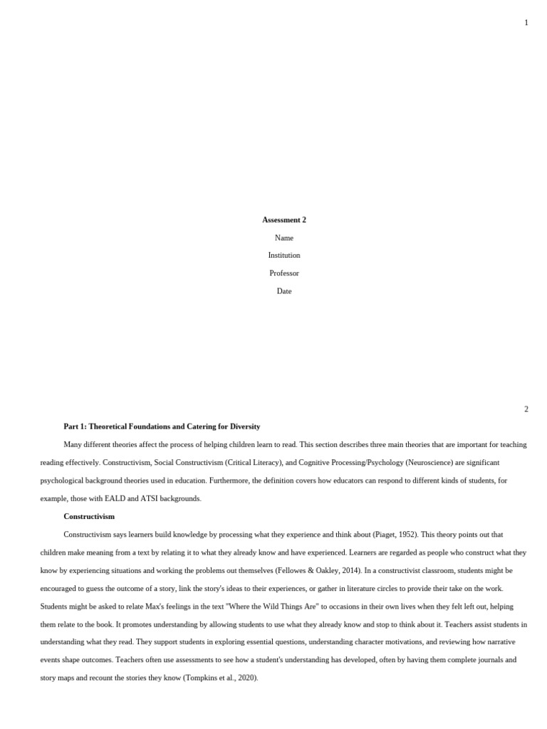 Yonten Jamtsho.edited | PDF | Constructivism (Philosophy Of Education ...