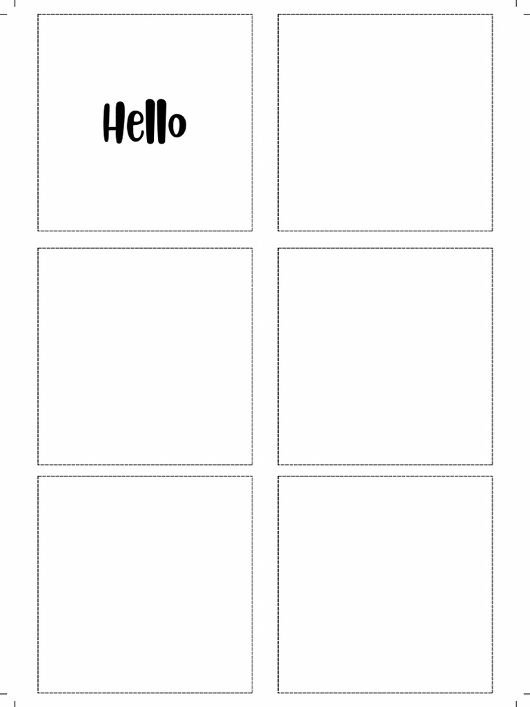 Sticky Note Print Template | PDF