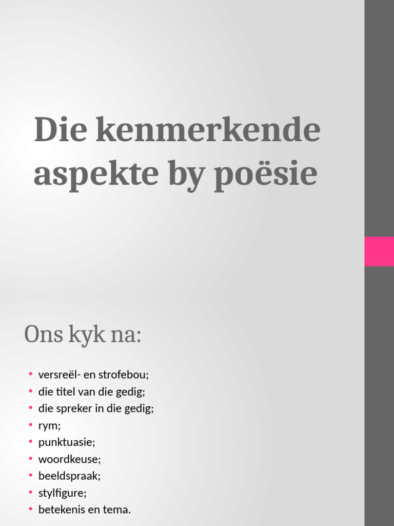 Aspekte by Gedigte | PDF