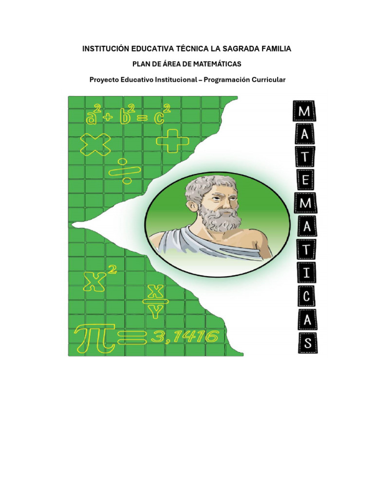 Plan de Matemáticas Grado Tercero 2025 | PDF | Evaluación | Pensamiento