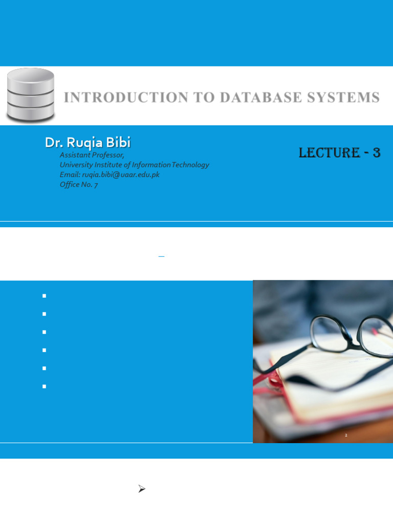 Lecture3 Database Architecture | PDF | Data Model | Databases