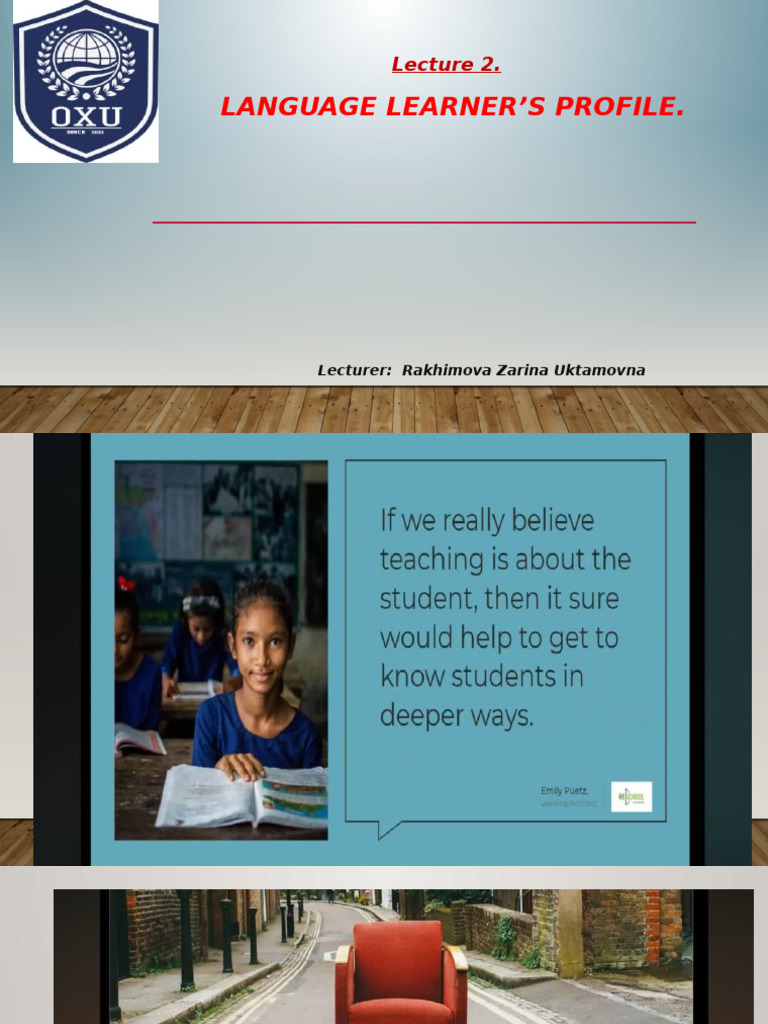 Understanding Language Learner Profiles | PDF | Second Language | Learning